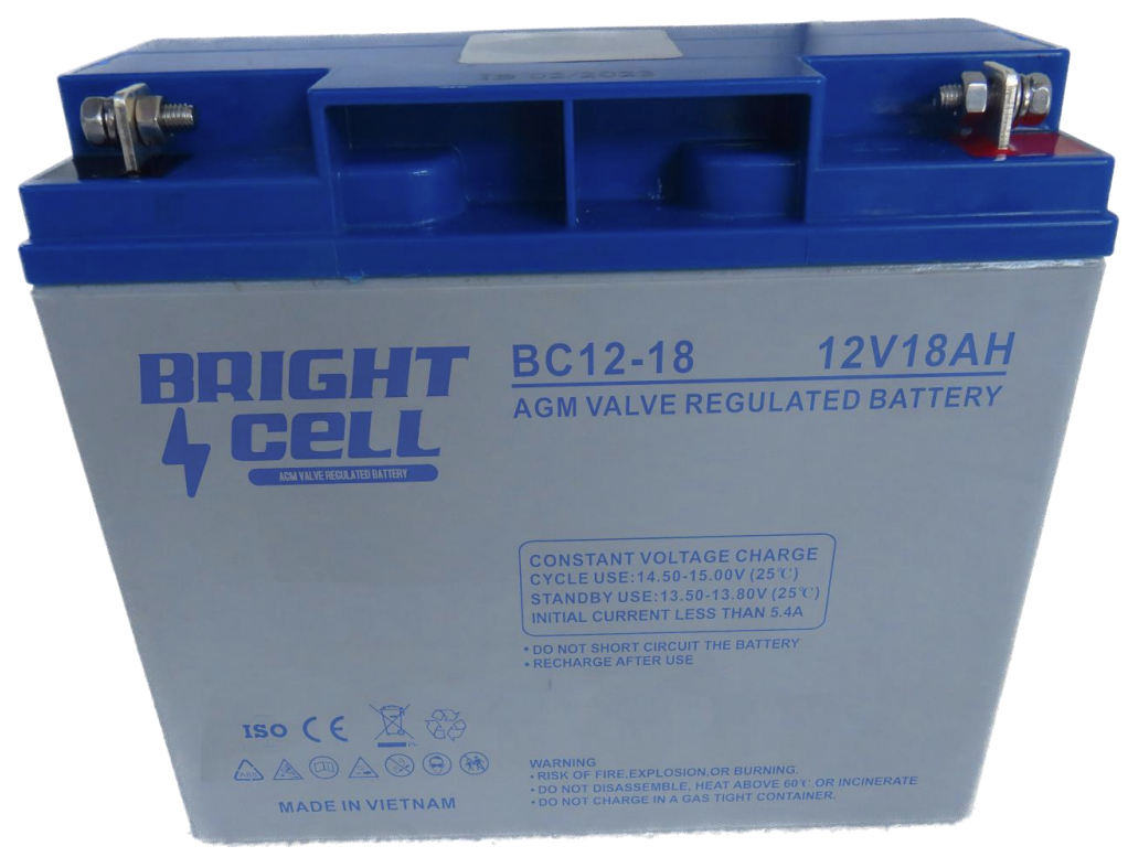 How to Use BC12-18Ah: Pinouts, Specs, and Examples | Cirkit Designer