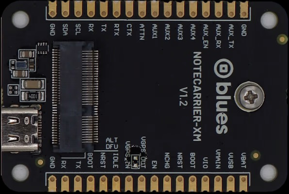 How to Use Notecarrier XM: Pinouts, Specs, and Examples | Cirkit Designer