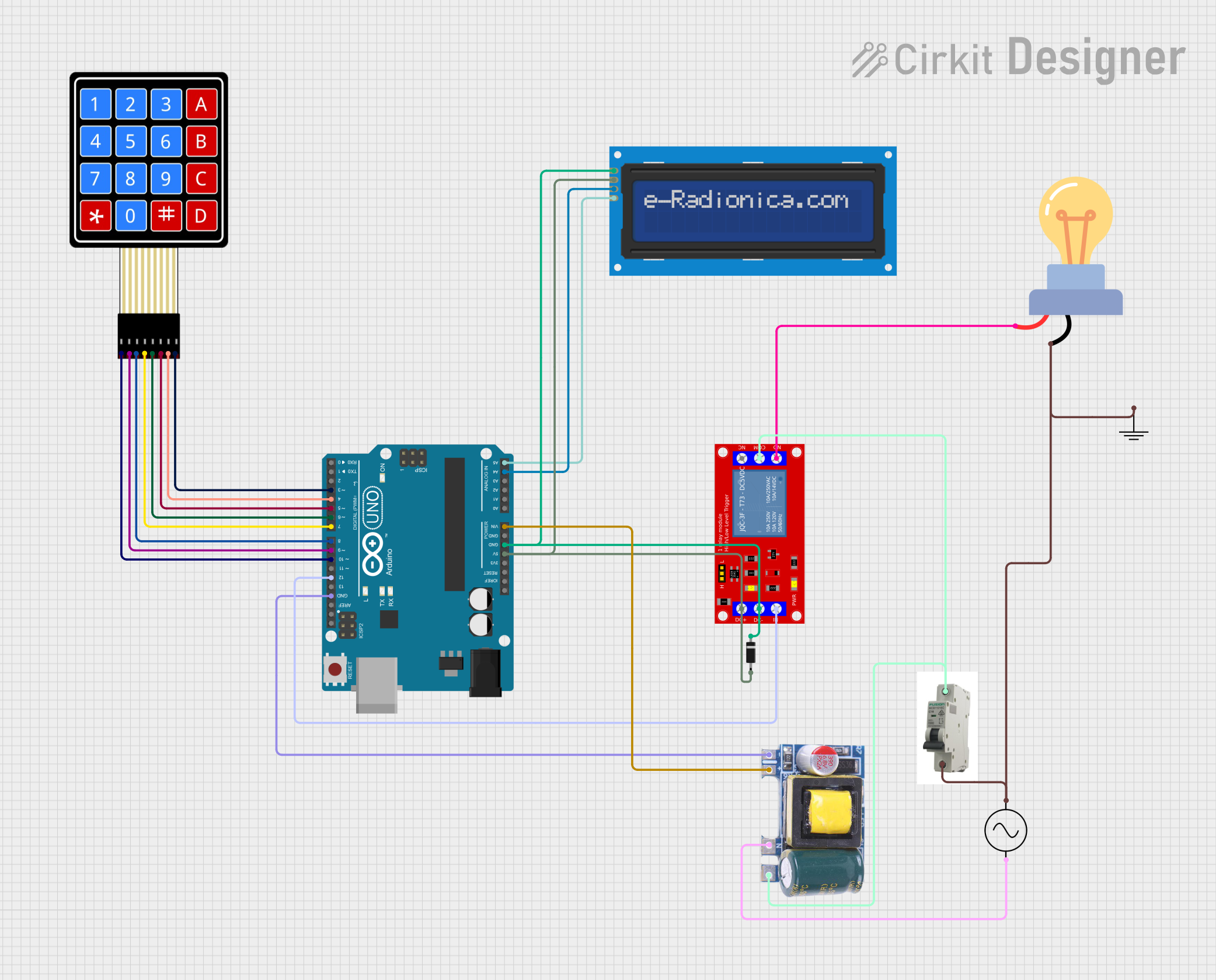 How to Use Adafruit Trellis Monochrome Driver PCB for 4x4 Keypad and ...