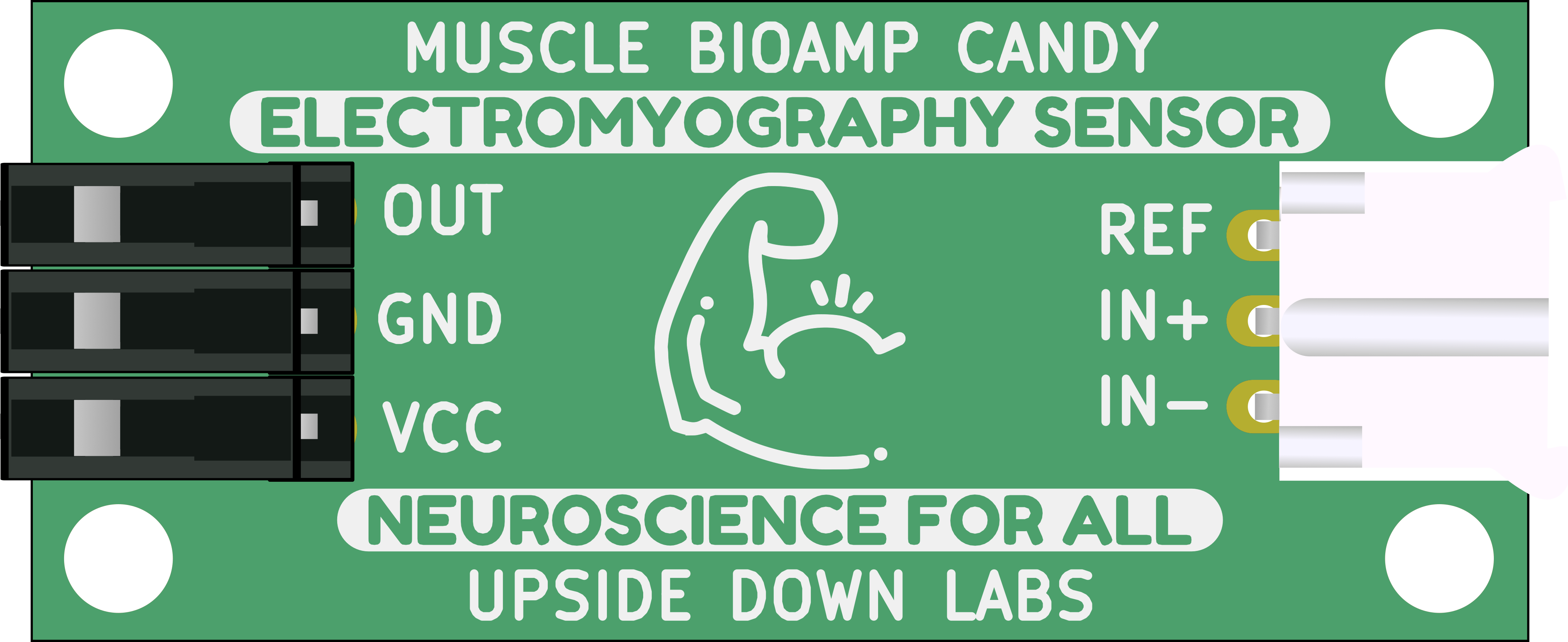 How to Use Muscle BioAmp Candy: Pinouts, Specs, and Examples | Cirkit ...