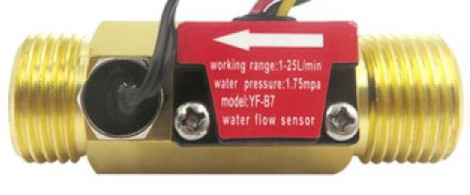 How to Use Flow sensor YF-B7: Pinouts, Specs, and Examples | Cirkit ...