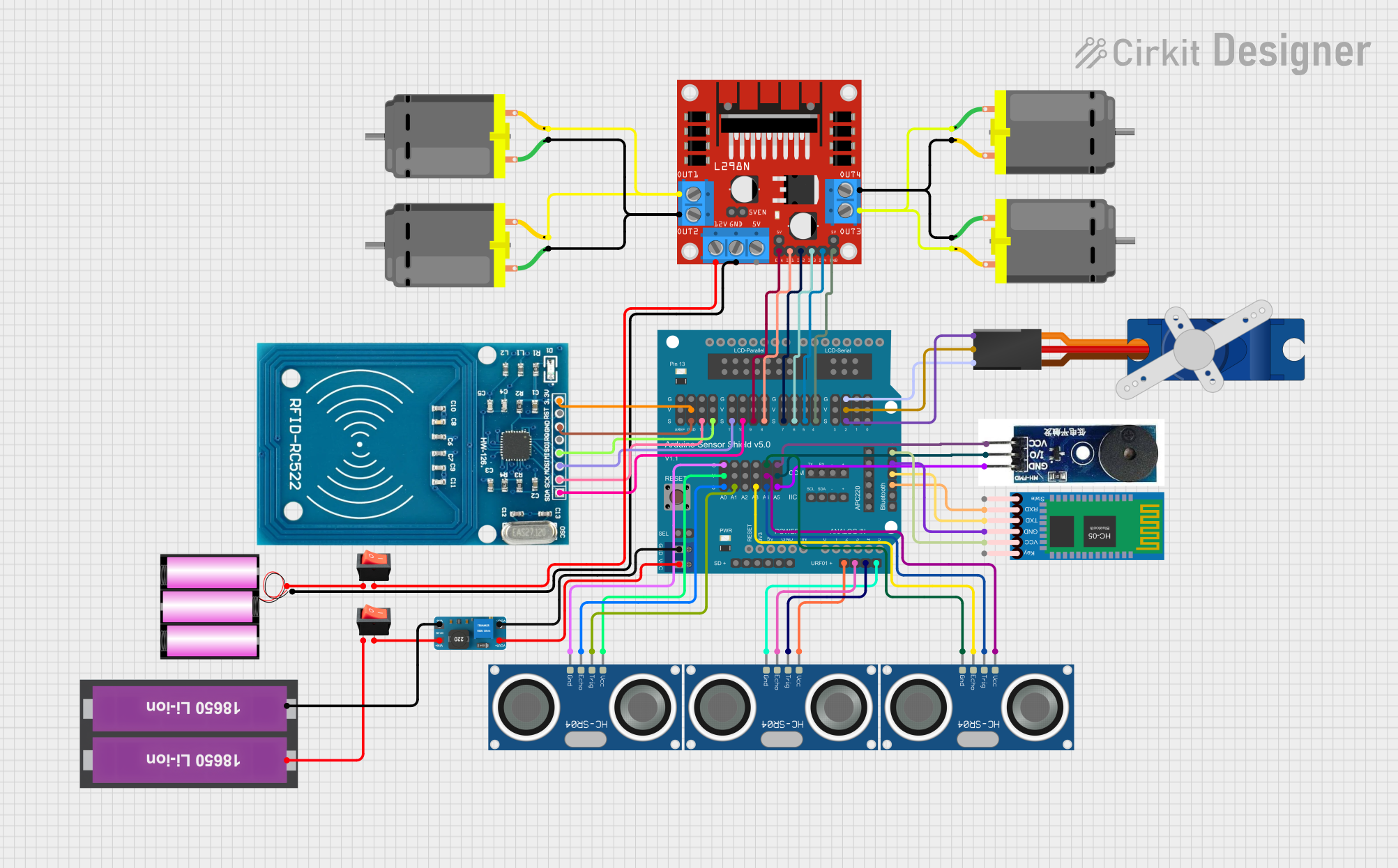 How to Use Adruino Mega Sensor Shield: Pinouts, Specs, and Examples | Cirkit Designer