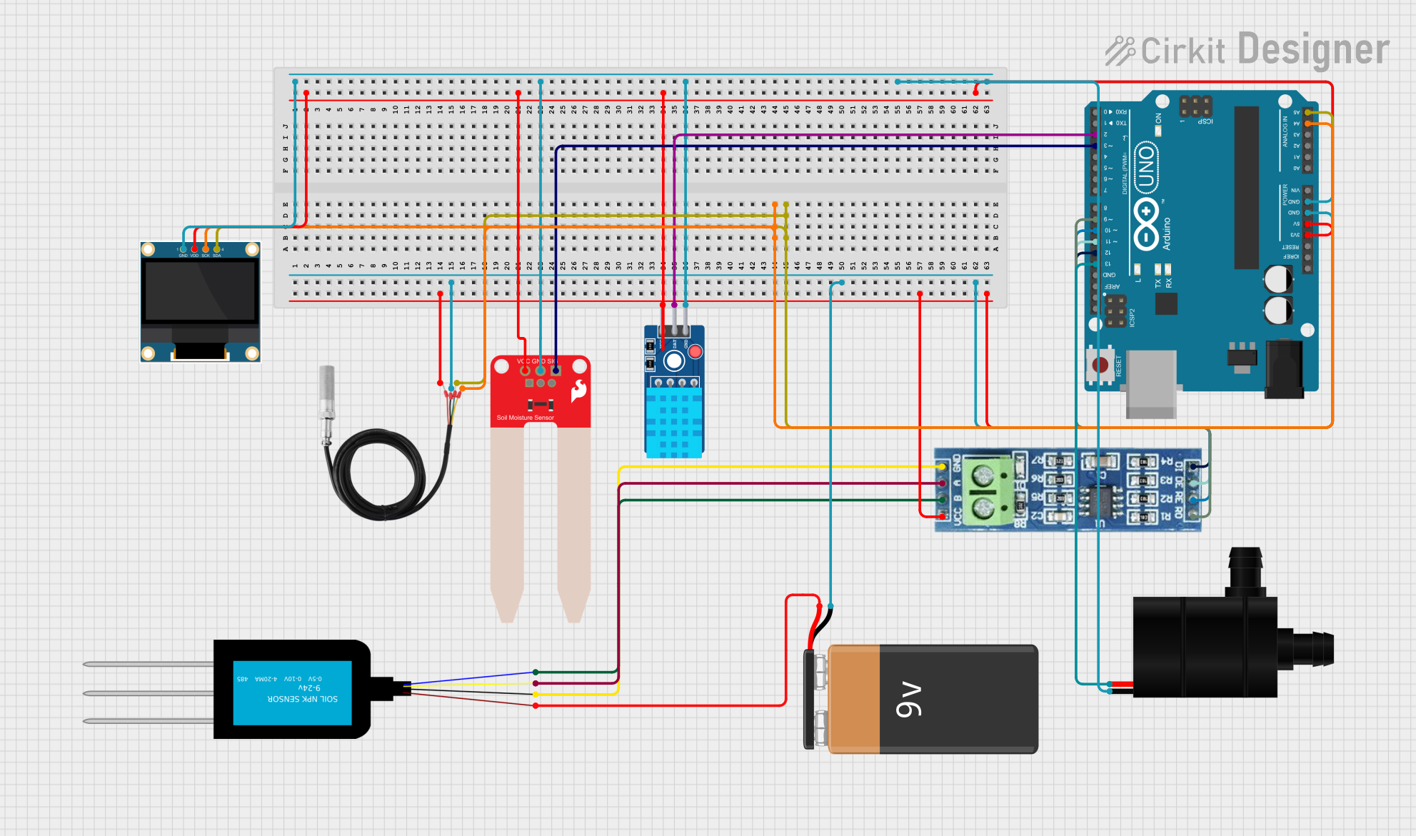How to Use Soil RK520-01: Pinouts, Specs, and Examples | Cirkit Designer