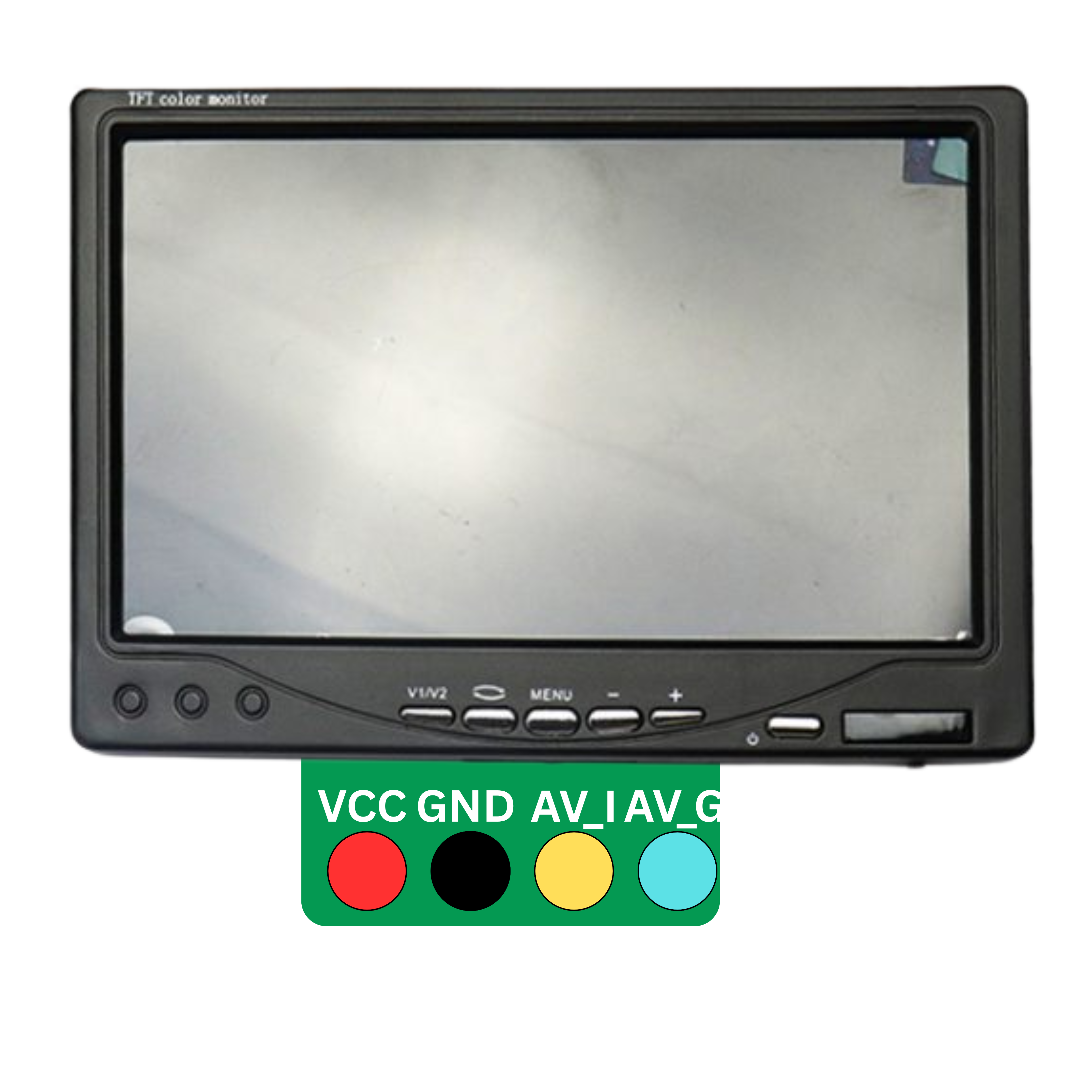 How to Use 7" AV Monitor: Pinouts, Specs, and Examples | Cirkit Designer