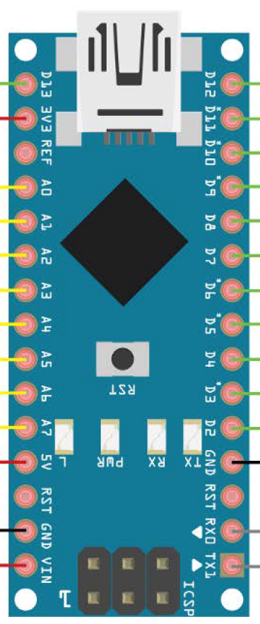 How to Use Elegoo Nano V3.0 Board: Pinouts, Specs, and Examples ...