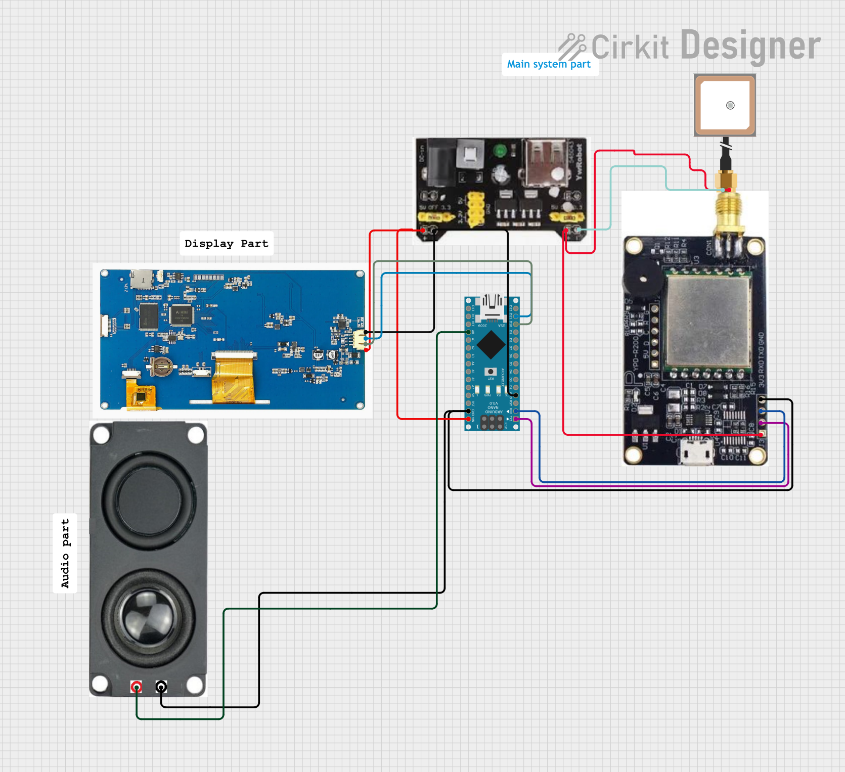 How to Use UHF RFID IN-R200: Pinouts, Specs, and Examples | Cirkit Designer